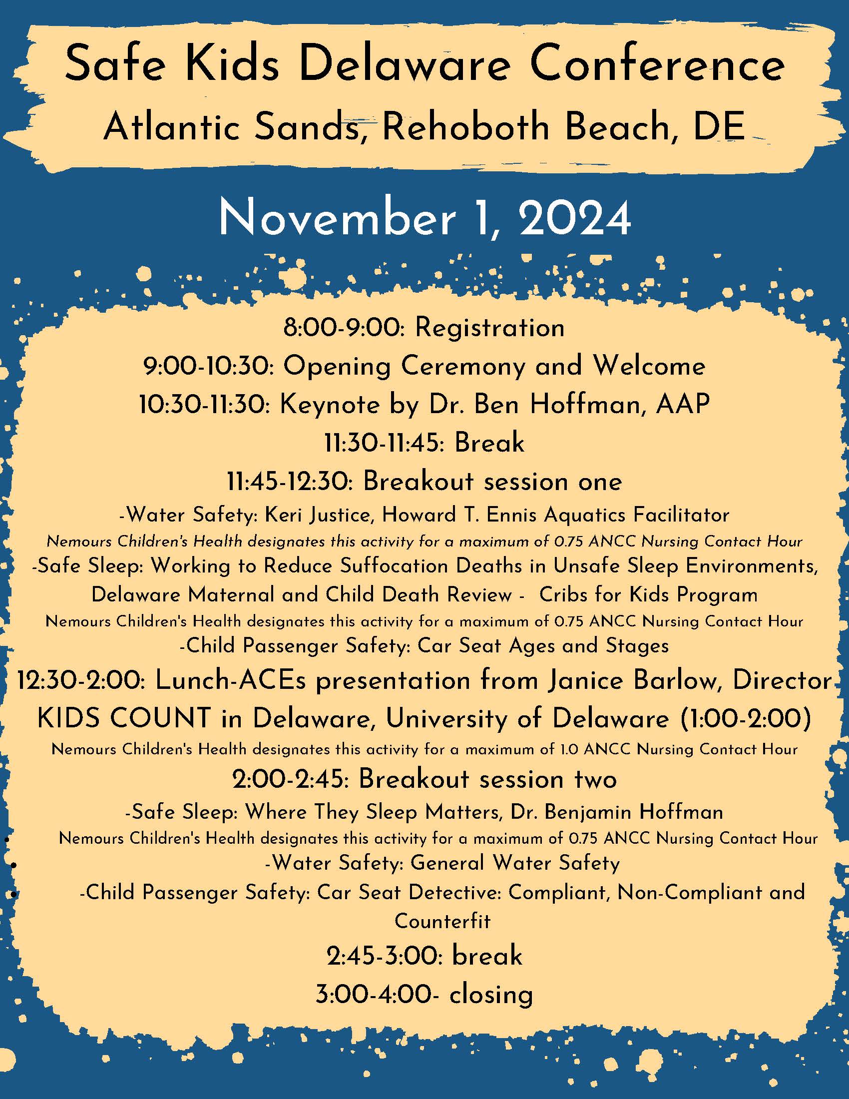 Safe Kids Delaware Conference 2024 | Nemours Children's Health CE